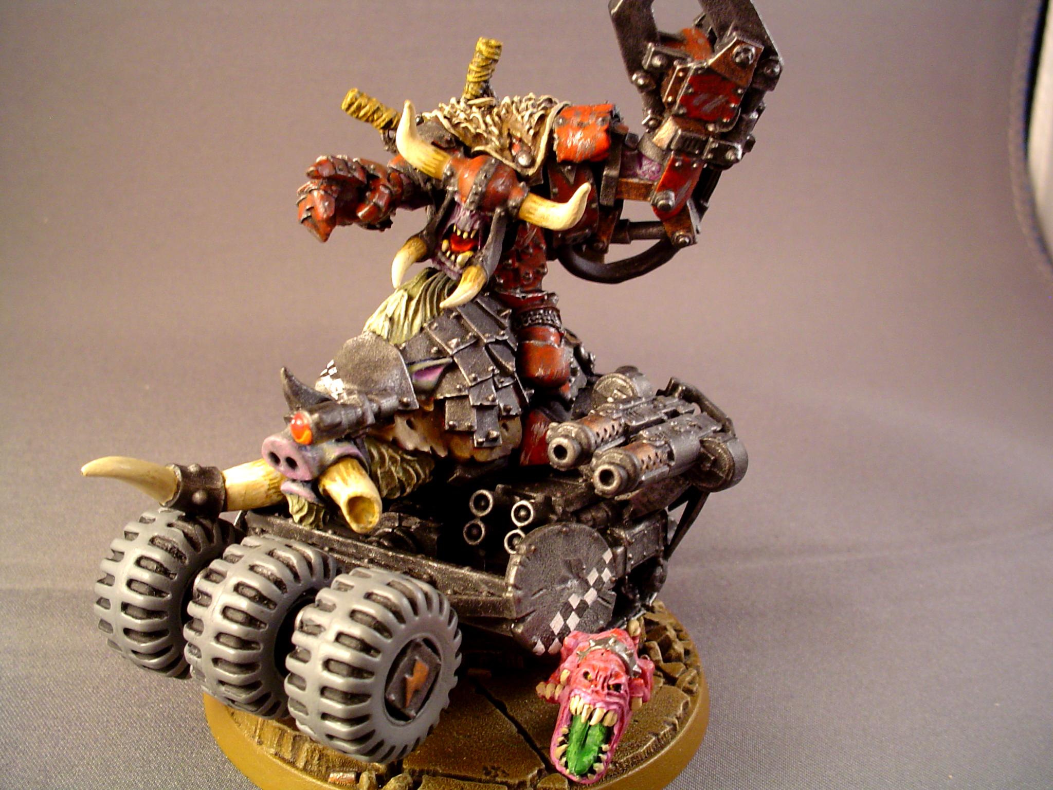 Orks, Warbike, Warboss - Ork Biker Boss - Gallery - DakkaDakka